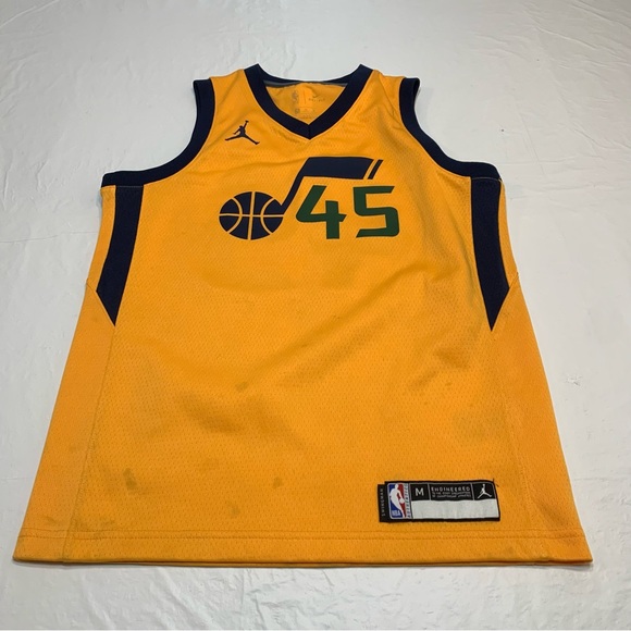 Nike | Shirts & Tops | Nike Donovan Mitchell Utah Jazz 45 Swingman ...
